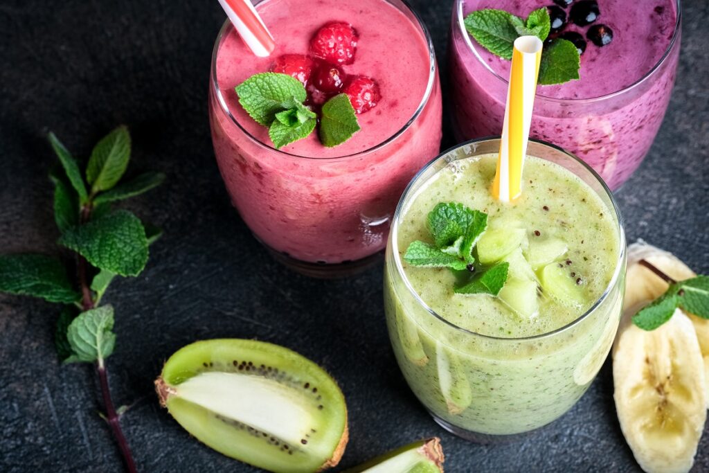 Preparaciones refrescantes de batidos de frutas | Nutriaventura
